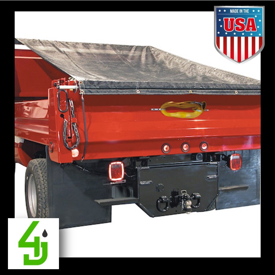 Aluminum Tarp System with Solid Tarp - 4J Total Supply